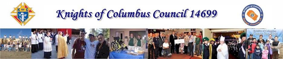 blogheader2 - Knights of Columbus Council 14699